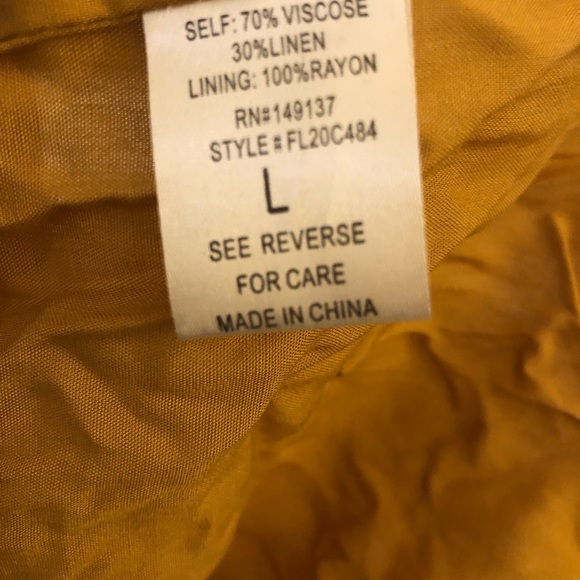 FAVLUX | Dresses | Nwot Favlux Womans Mustard Yellow One Shoulder Midi Dress | Poshmark